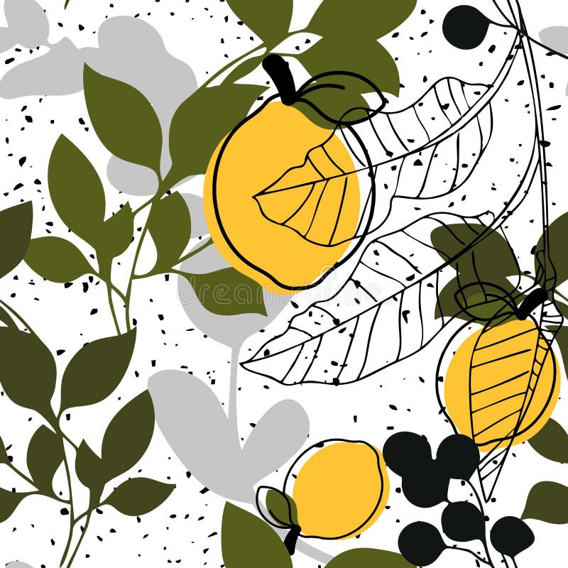 Fruit Print stock vector. Illustration of plant, leaf - 264877914