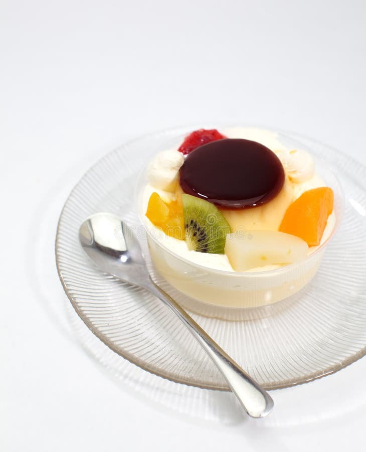 Fruit pudding stock photo. Image of horizontal, fruit - 27990846