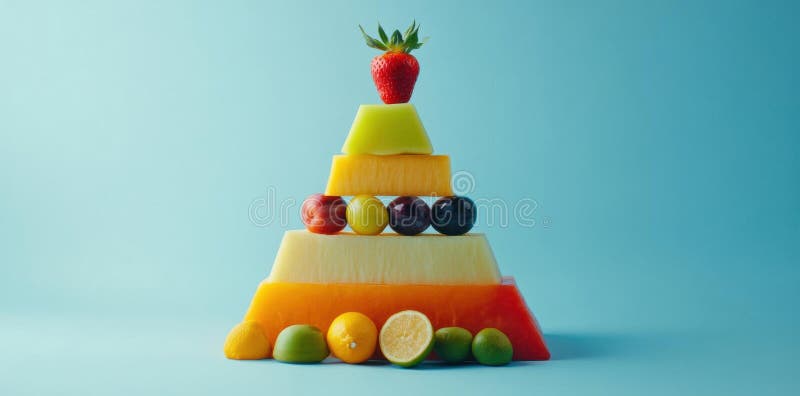 Fruit Pyramid Showcases Vibrant Colors and Healthy Eating in Creative ...