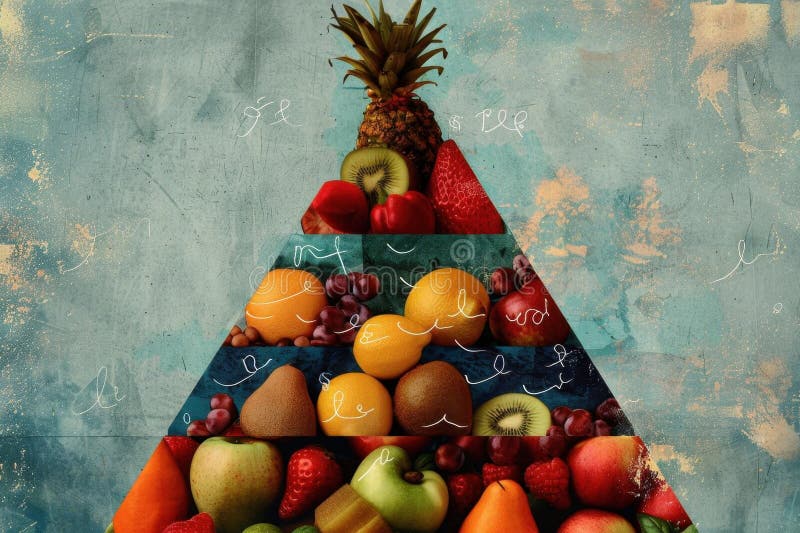 Healthy Eating, a Visual Guide To Vitamins Stock Photo - Image of ...