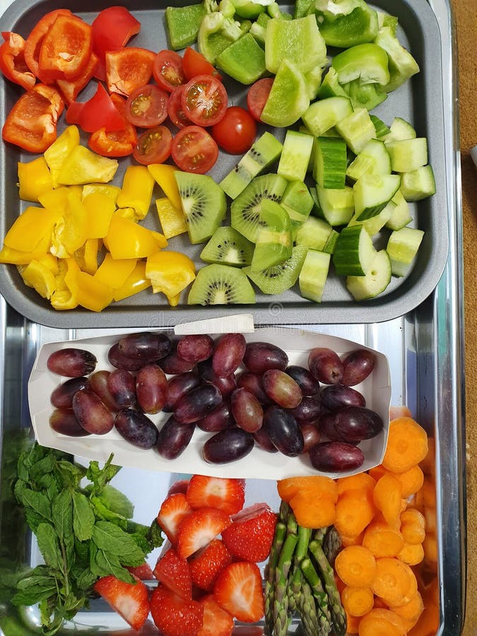 Fruit Rainbow Colour Healthy Eating Stock Image - Image of healthy ...