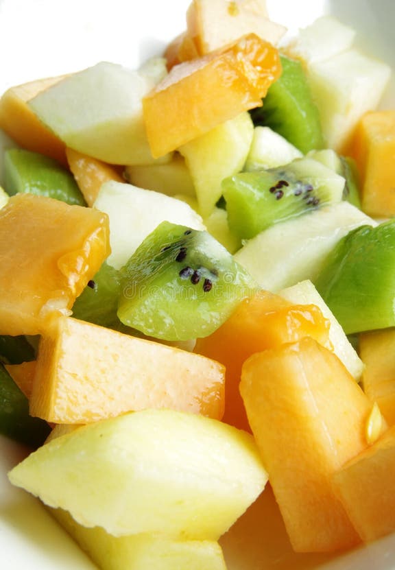 Fruit salad stock photo. Image of dessert, snack, brown - 25171930
