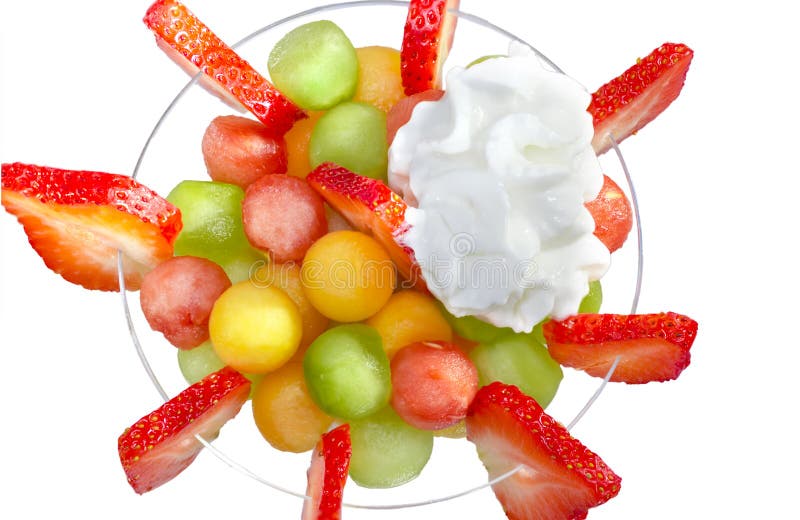 Fruit salad. stock image. Image of shape, glass, nutrition - 35839125
