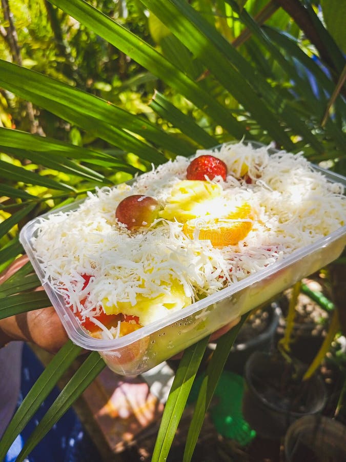 Fruit Salad or Salad Buah Indonesian Food Stock Photo - Image of food ...
