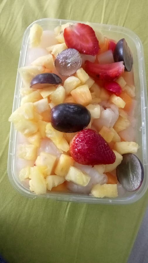 Fruit Salad Fresh Fresh Fruit Freshy Food Dessert Stock Photo - Image ...