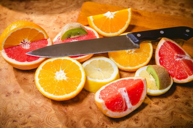 Fruit salad, sliced fruit stock image. Image of fresh - 50714849