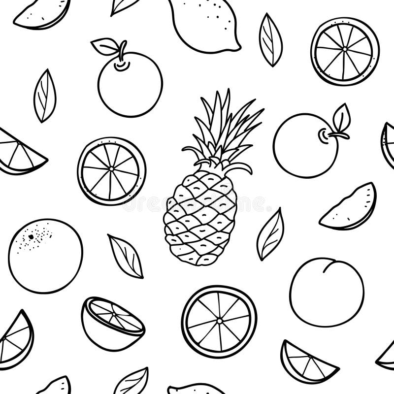 Exotic Fruits Drawing Stock Illustrations – 15,917 Exotic Fruits ...
