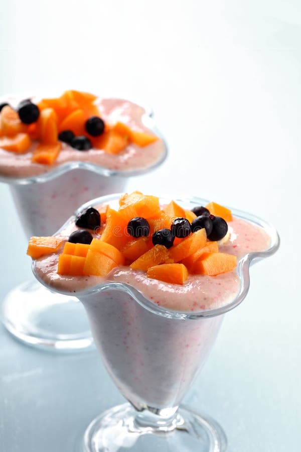 Fruit shake stock image. Image of glass, diet, mint, healthy - 36909755