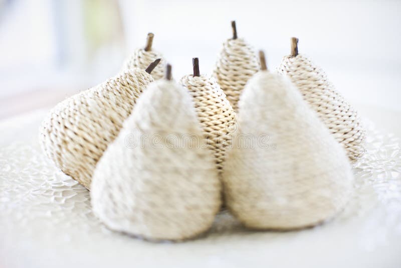 Fruit Shaped Thread Yarn Close Up and Blurred Stock Image - Image of ...