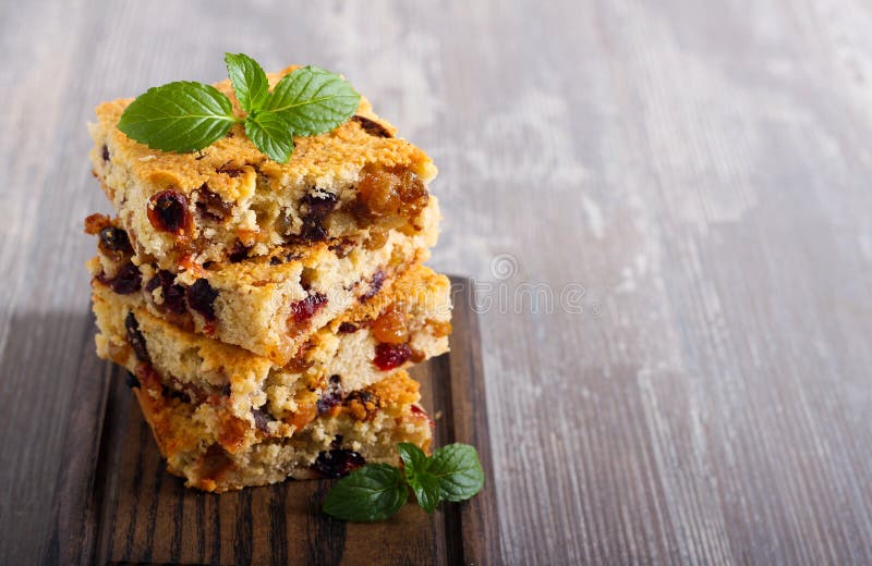 Fruit slices stack stock photo. Image of cake, bread - 204057510