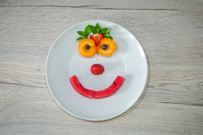 Fruit Smile stock photo. Image of face, healthy, ingredient - 93412134