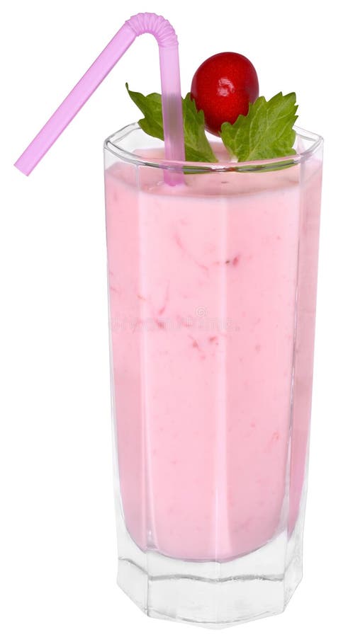 Fruit smoothie stock foto. Image of kers, aardbei, pepermunt - 30176218