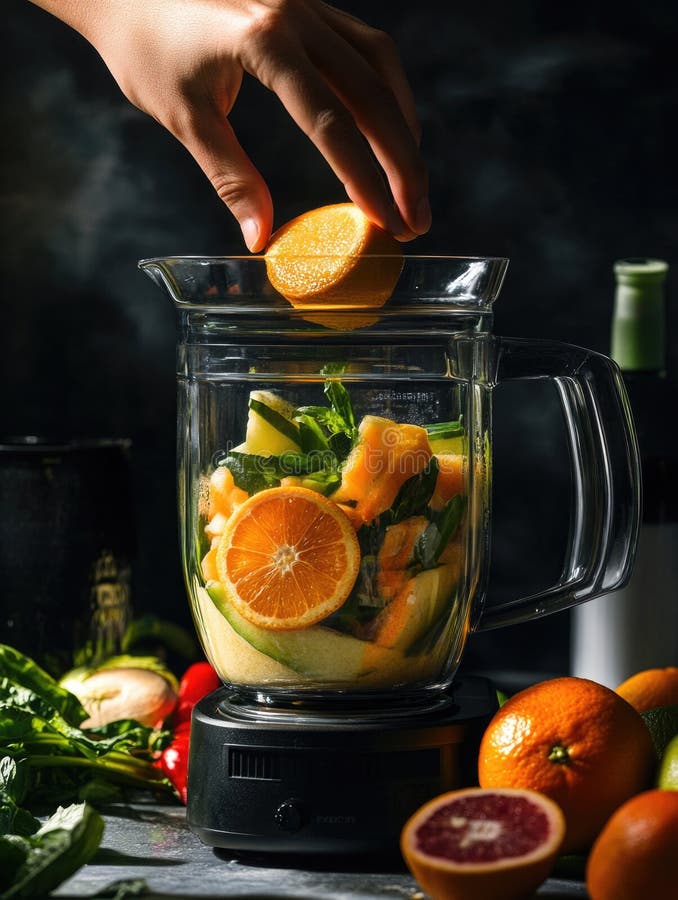 Fruit Smoothie Prep stock photo. Image of smoothie, vegetables - 364187630