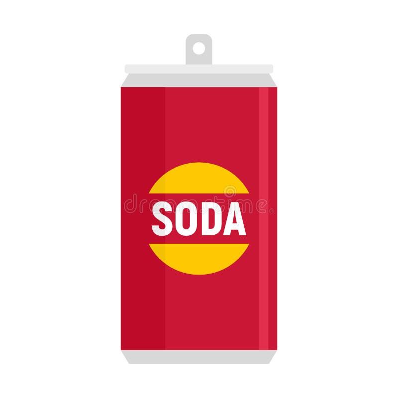 Can of Fruit Soda, Fruit, Strawberry, Orange, Lemon and Cherry, Logo ...