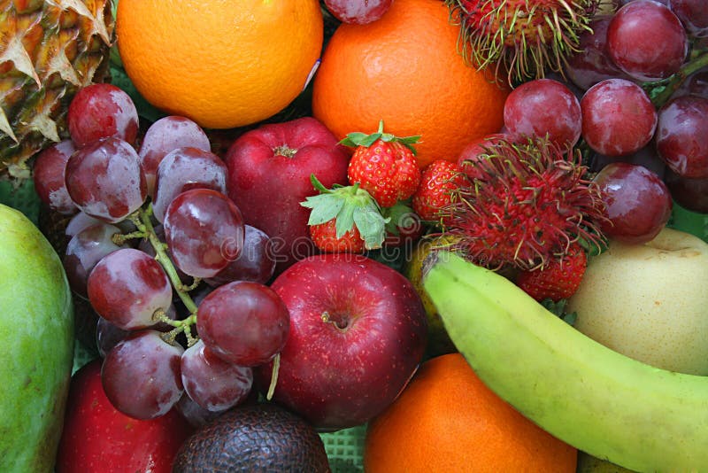 Fruit, soort vers fruit stock foto. Image of hoog, vrucht - 5358562