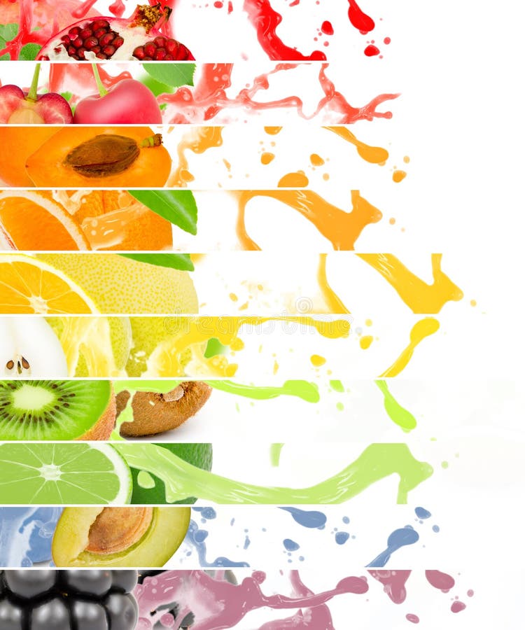 Fruit splash stock photo. Image of drink, abstract, multicolor - 59440180
