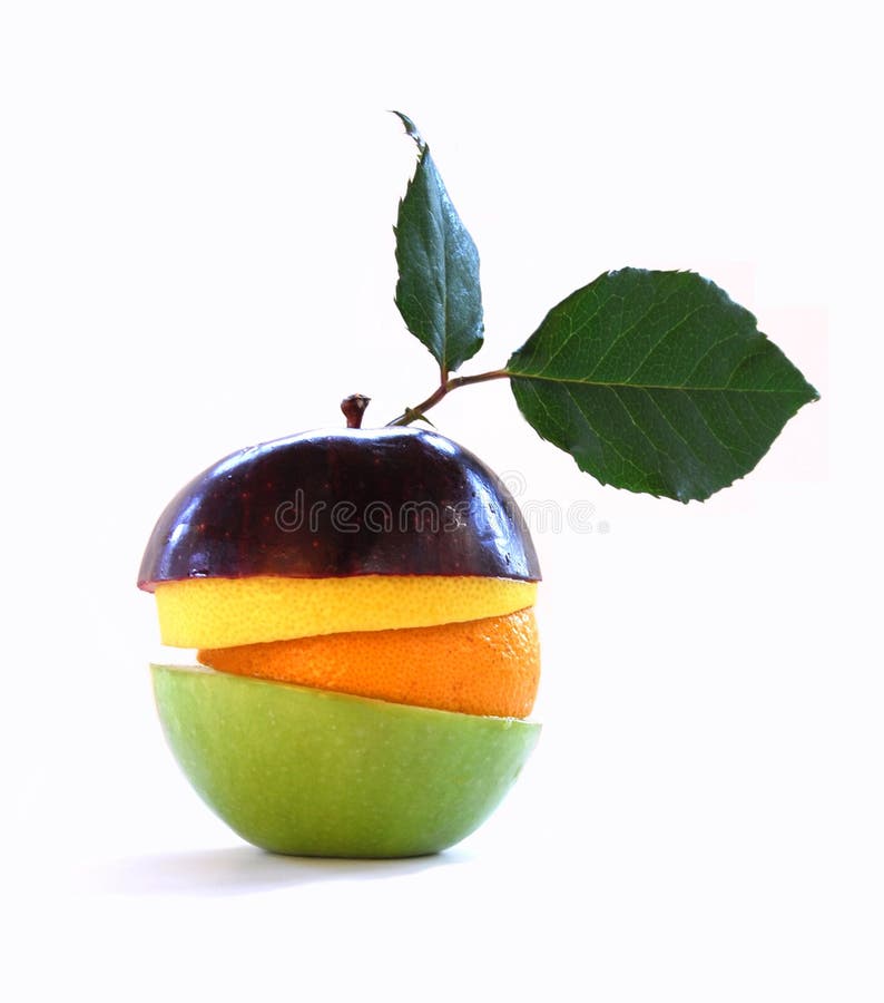 Fruit Stack stock image. Image of fresh, white, apple - 8065225
