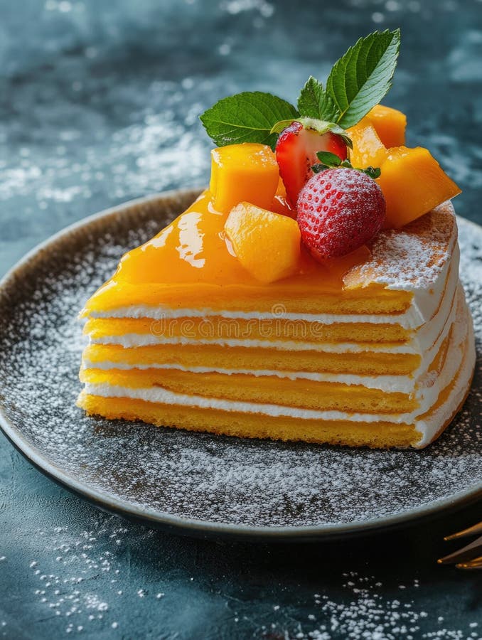 Fruit Stack Cake stock photo. Image of strawberry, cake - 362089298