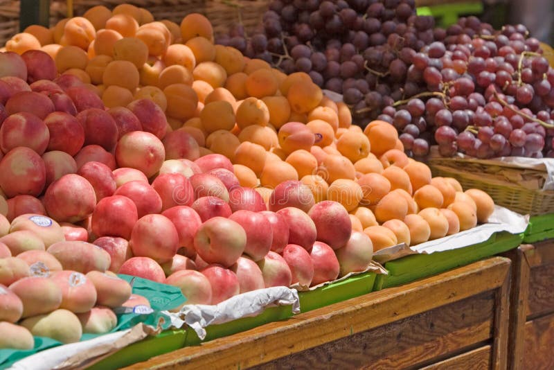 Tropical fruit stand stock image. Image of papaya, sale - 14202703