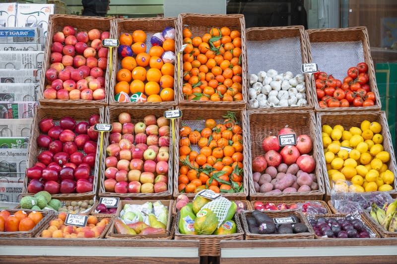 A Fruit Stand in Mayfair District of London Editorial Photography ...