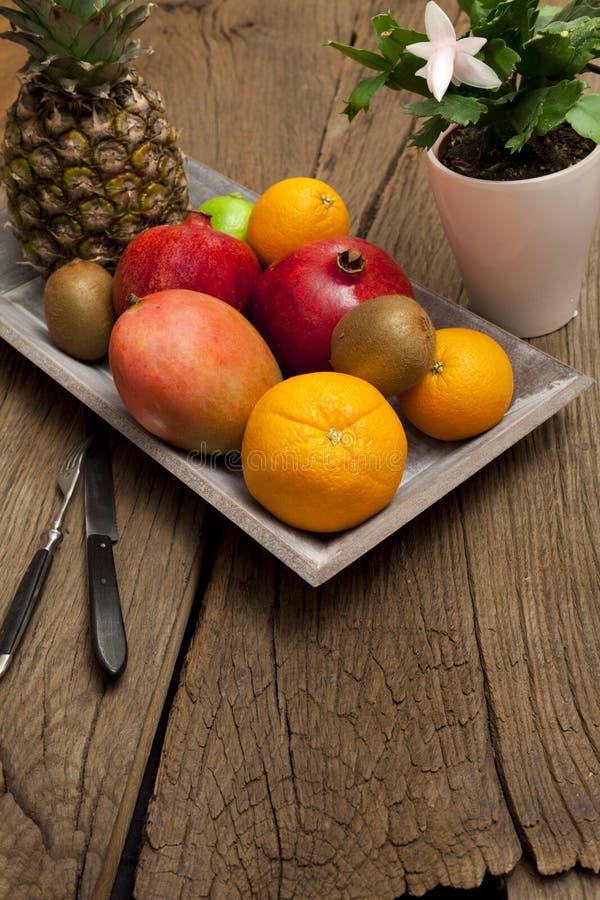 Fruit on the table stock photo. Image of healthy, bowl - 29031118