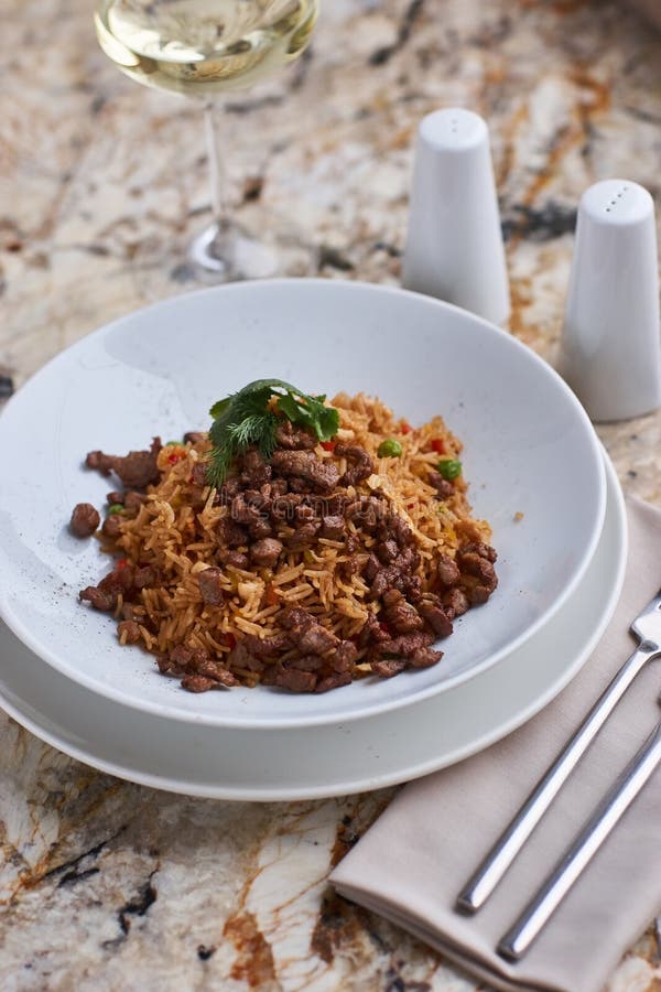 Fruit Table on Marble Table Stock Photo - Image of meal, carrot: 91608590