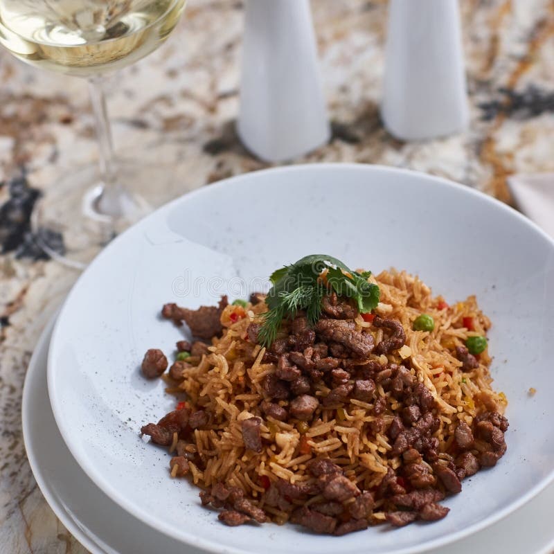 Fruit Table on Marble Table Stock Image - Image of healthy, eastern ...