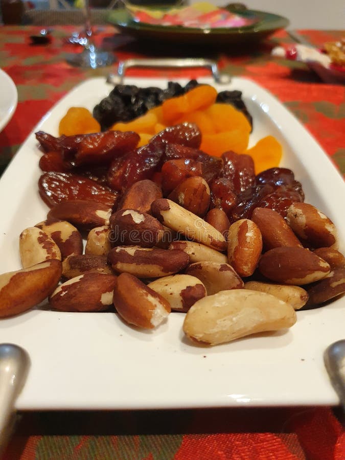 Fruit Tablet Health and Nuts Stock Photo - Image of health, lunch ...