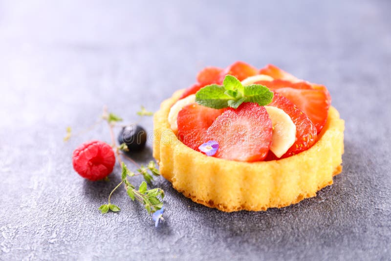Fruit tart with berries stock photo. Image of cake, confectionery ...