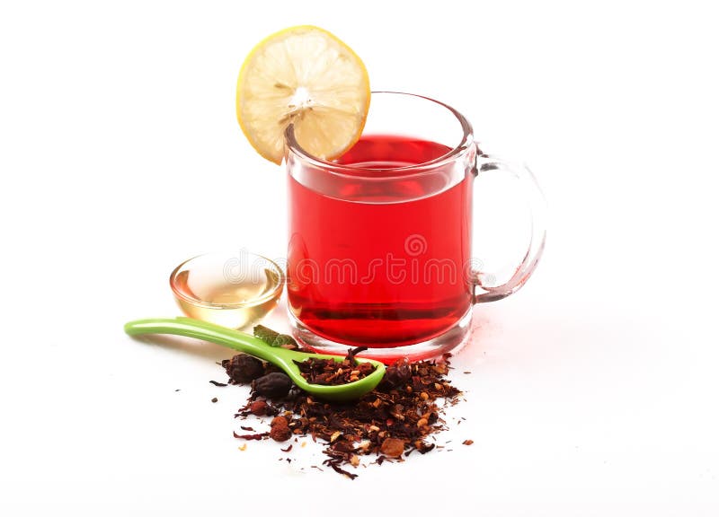Fruit tea stock photo. Image of glass, honey, lemon, medicine - 14540090