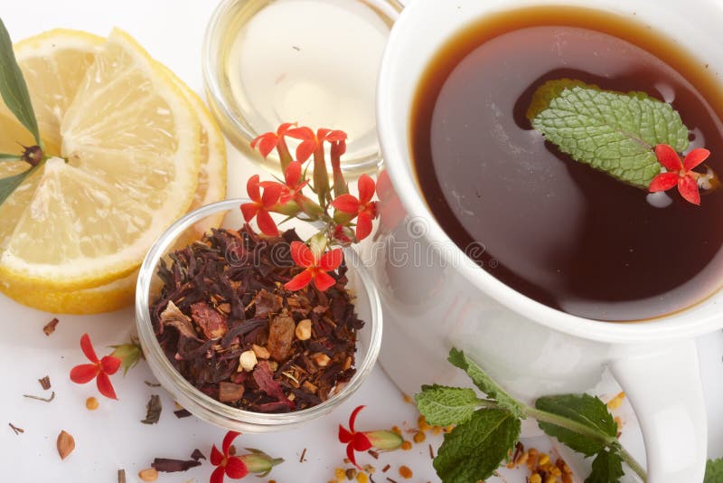 Fruit tea stock image. Image of wellness, medicine, herbal - 14540103