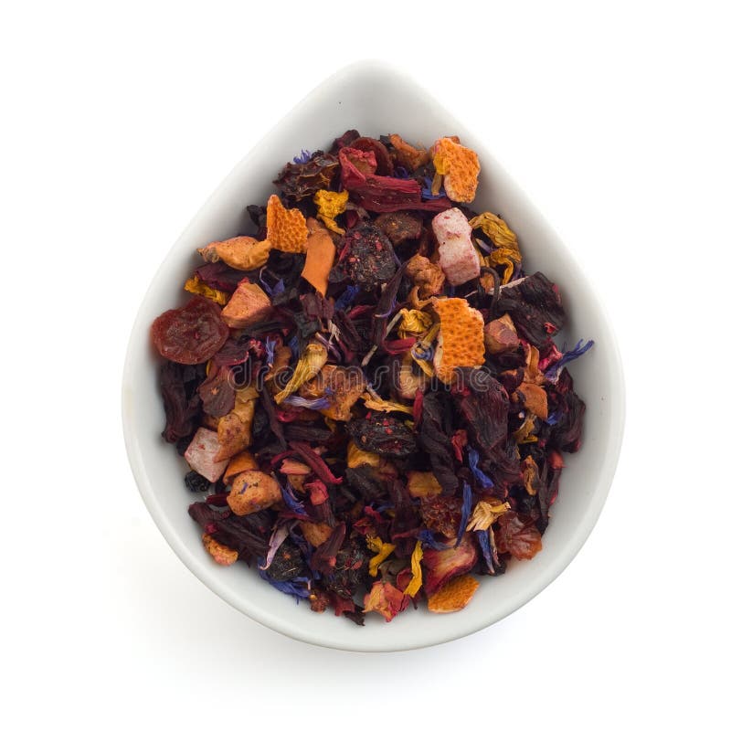 Fruit tea stock image. Image of orange, closeup, blueberries - 27993621