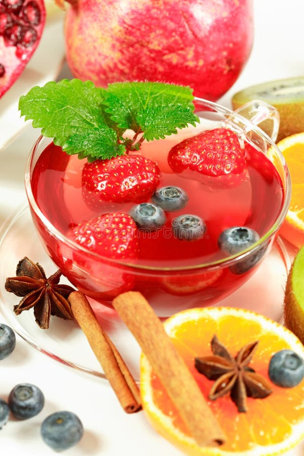 Fruit tea stock photo. Image of health, nature, calorie - 3597992