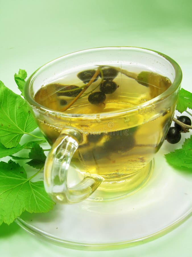 Fruit Tea with Black Currant Extract Stock Photo - Image of snack ...
