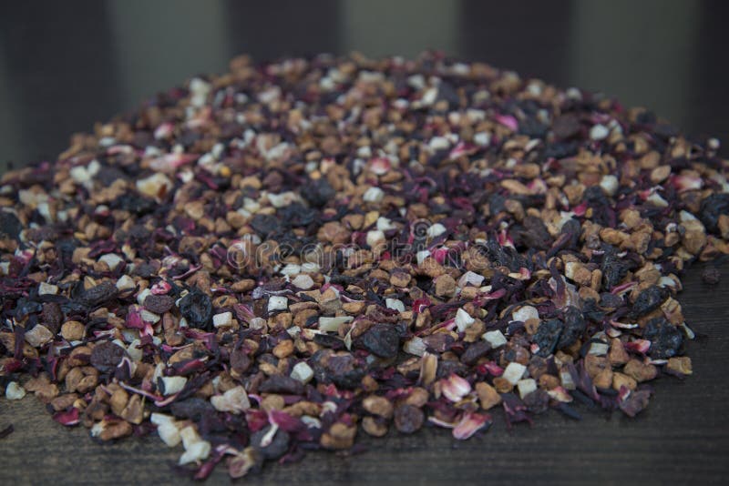 Fruit Tea Blend with a Delicious Fresh Berry Jam. Stock Photo - Image ...