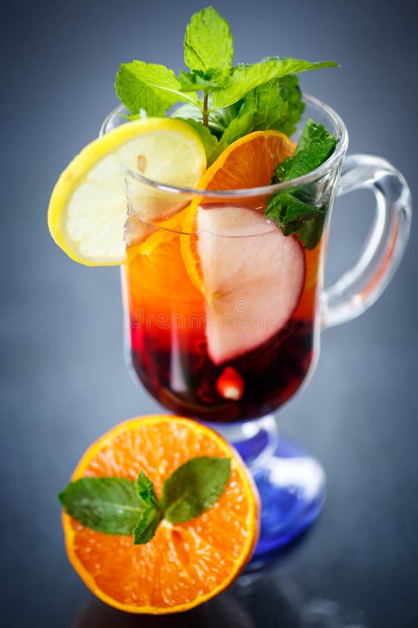 Fruit tea stock photo. Image of health, holiday, glowing - 35327314