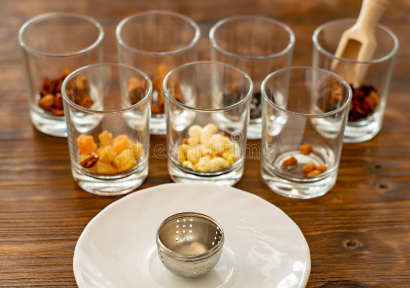 Fruit Tea Ingredients are Ready To Mix Stock Photo - Image of pineapple ...