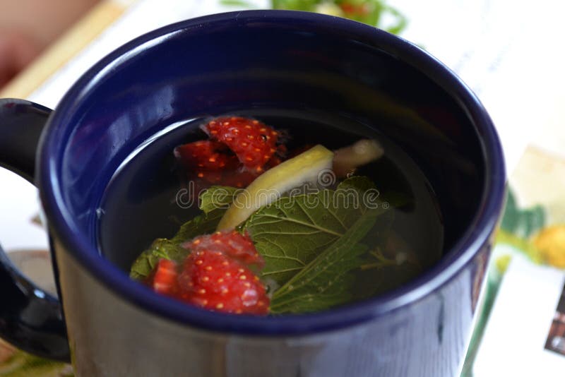Fruit tea stock photo. Image of fruit, freshness, drink - 79379100