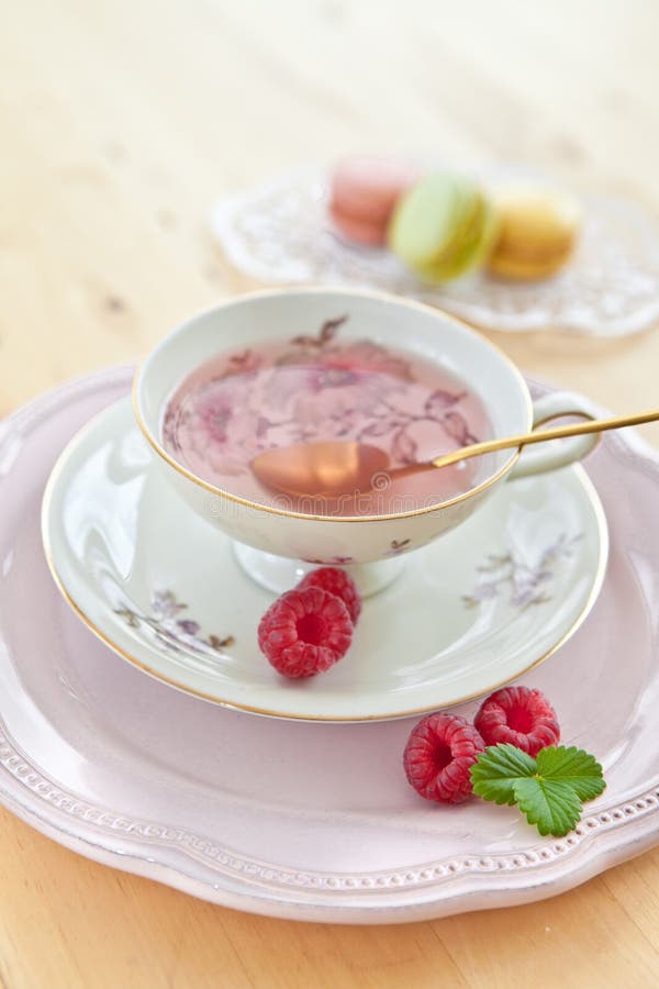 Summer tea time stock photo. Image of breakfast, fruit - 17390840