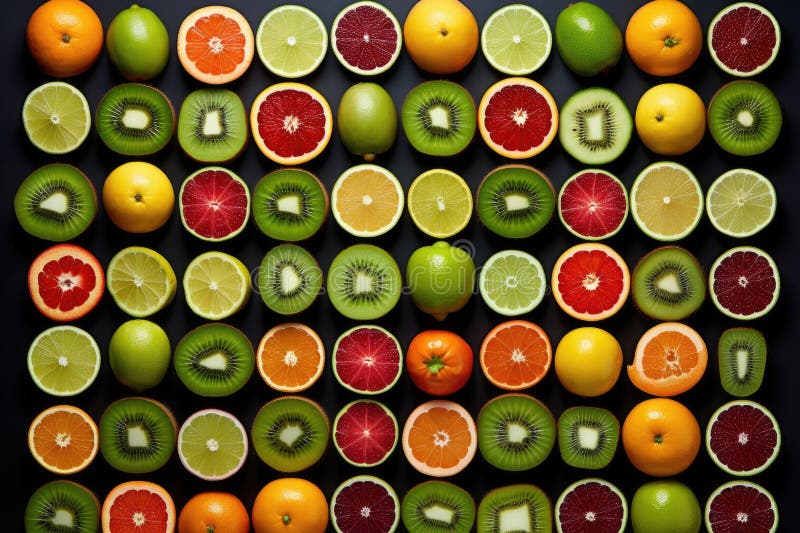 Fruit Texture Patterns Ideal for Culinary Advertising and Gastronomic ...