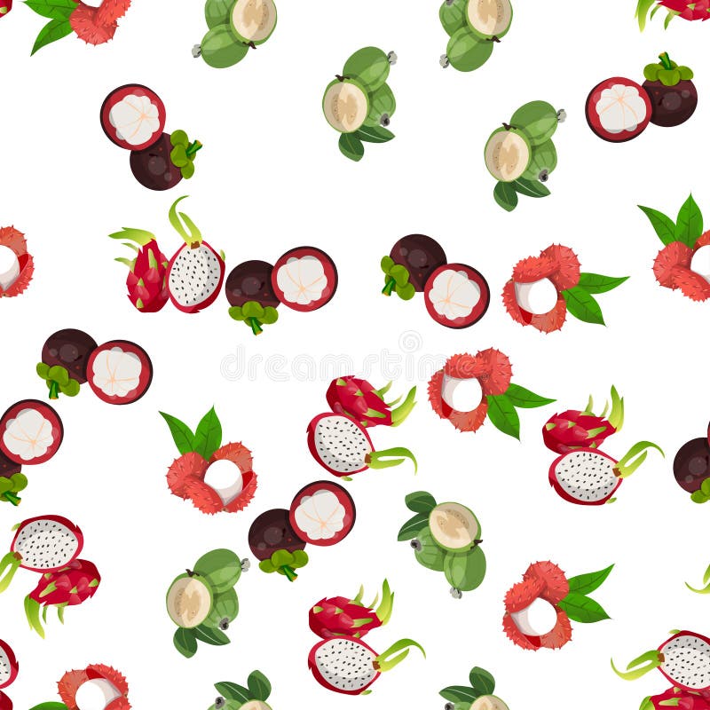 Fruit tropical exotique illustration de vecteur. Illustration du ...