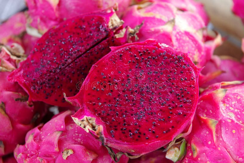 Fruit Tropical Pitaya& X28 ; Dragon Fruit Rouge Et X29 ; Image stock ...