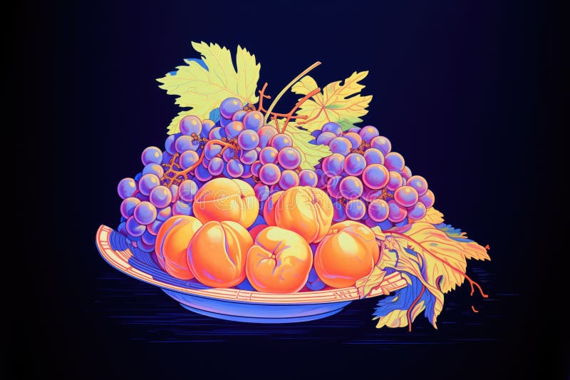 Fruit Under Uv Light Revealing Invisible Ink Indicating Provenance ...