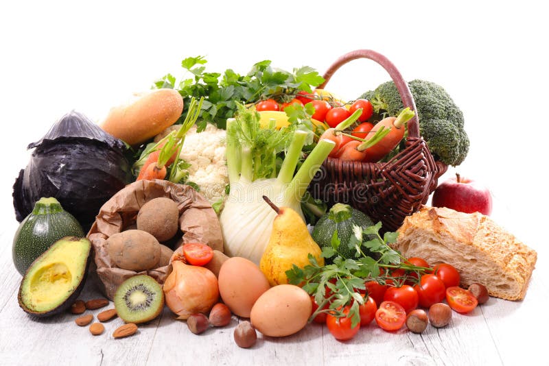 Fruit and vegetable stock photo. Image of assorted, variety - 79897462