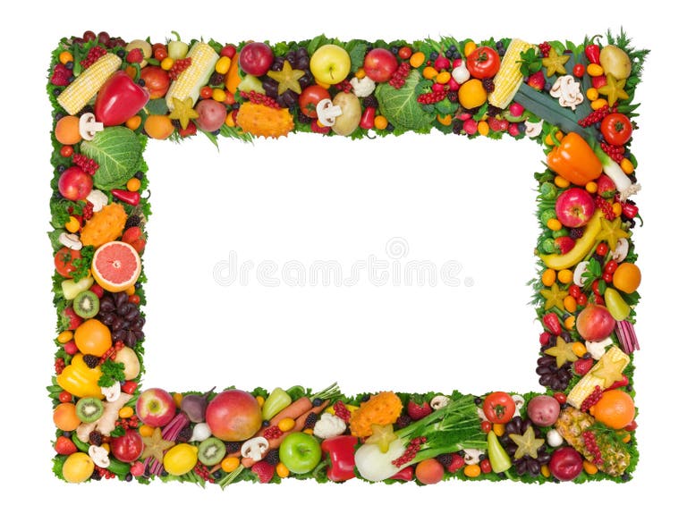 Fruits Vegetables Corner Border Stock Photos - Free & Royalty-Free ...