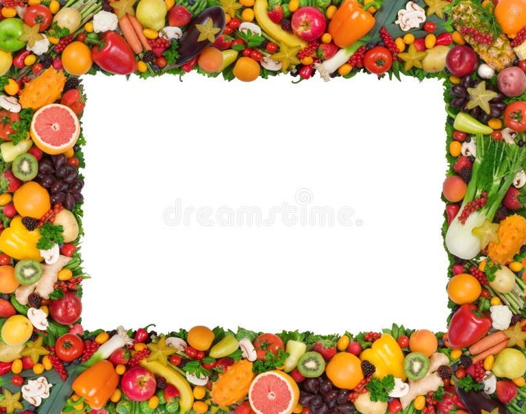 149 Vegetables Fruit Corner Frame Stock Photos - Free & Royalty-Free ...