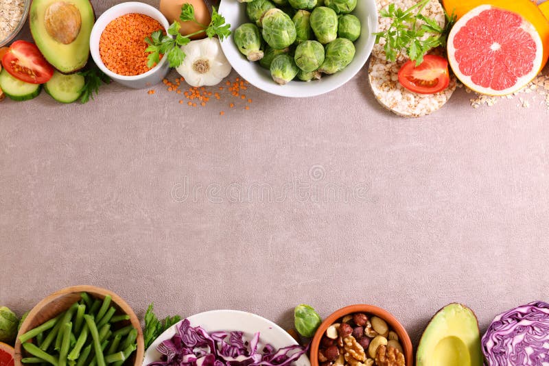 Healthy food selection stock photo. Image of cabbage - 200315248