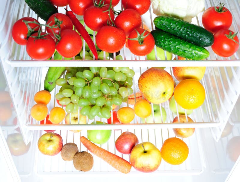 Fruit and Vegetables Assortment Stock Photo - Image of provision ...