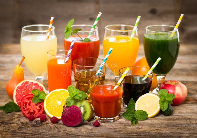 Fruit drinks stock image. Image of natural, fruit, green - 22027465