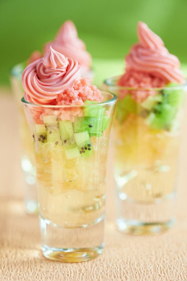 Fruit verrines stock image. Image of antipasto, gourmet - 58527237